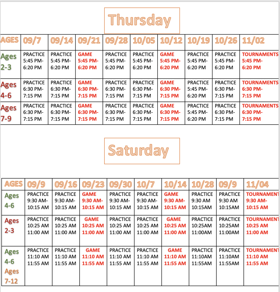 Fall Soccer 2023 | Soccer Kickers